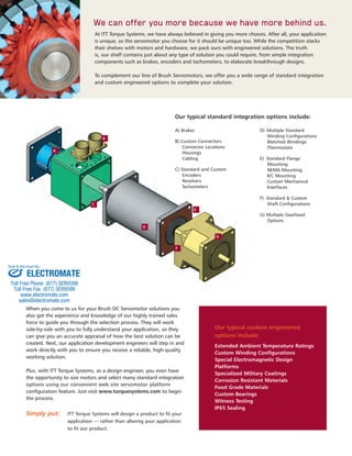 Torque systems brush_servomotor_product_guide | PDF