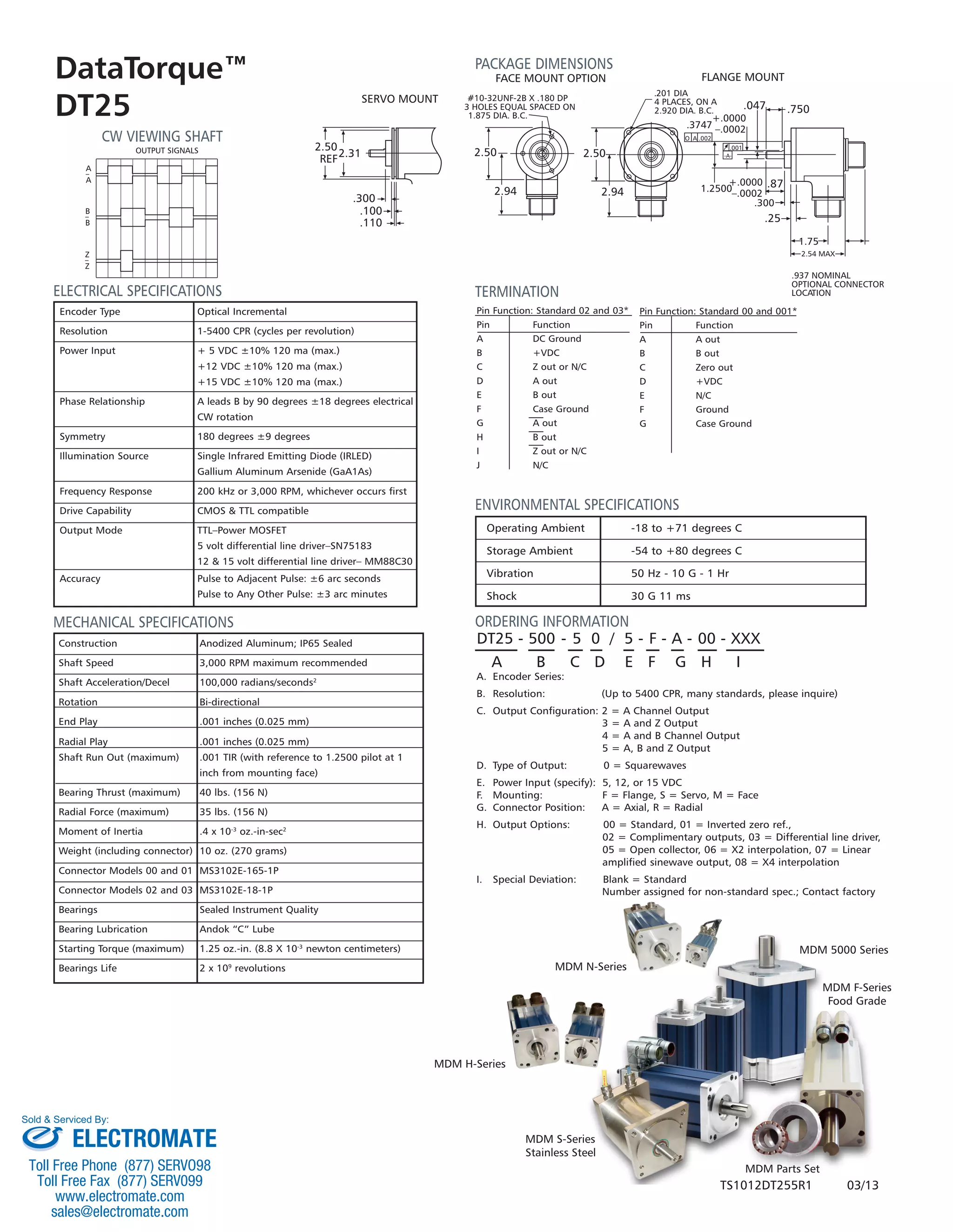 Torque systems dt25_specsheet | PDF