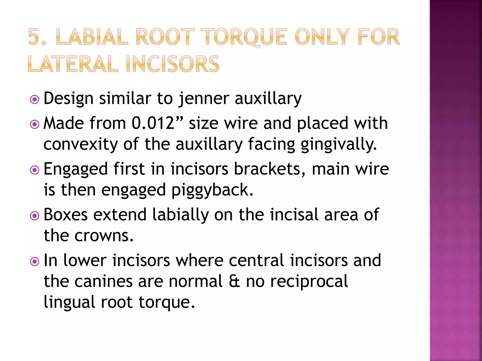 Torquing auxiliaries | PPTX