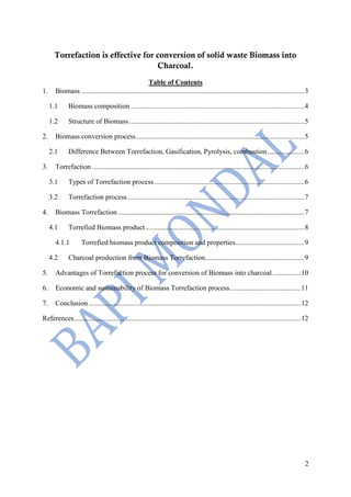 Torrefaction Process for Biomass conversion.pdf
