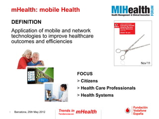 Torre M. Satur - Trends in mobile health mHealth | PDF | Technology ...