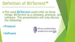 Torrent and its detailed view | PPT
