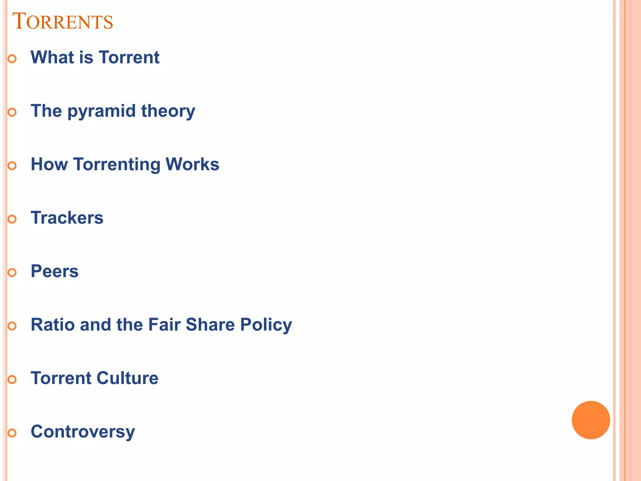 Torrents | PPT