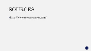 Torres and Torres logistics tutorial work | PPTX