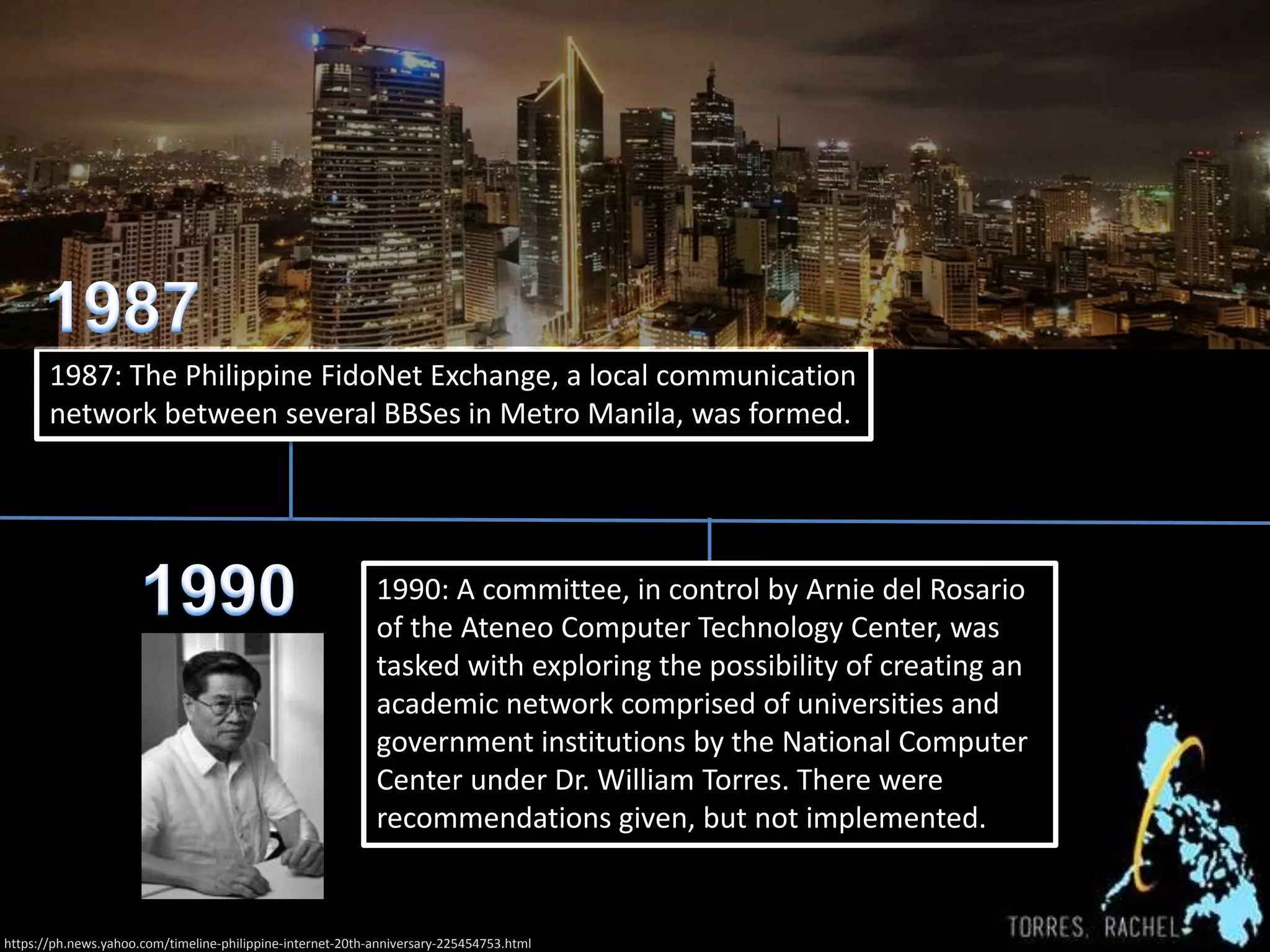 History of the Philippine Internet | PPTX