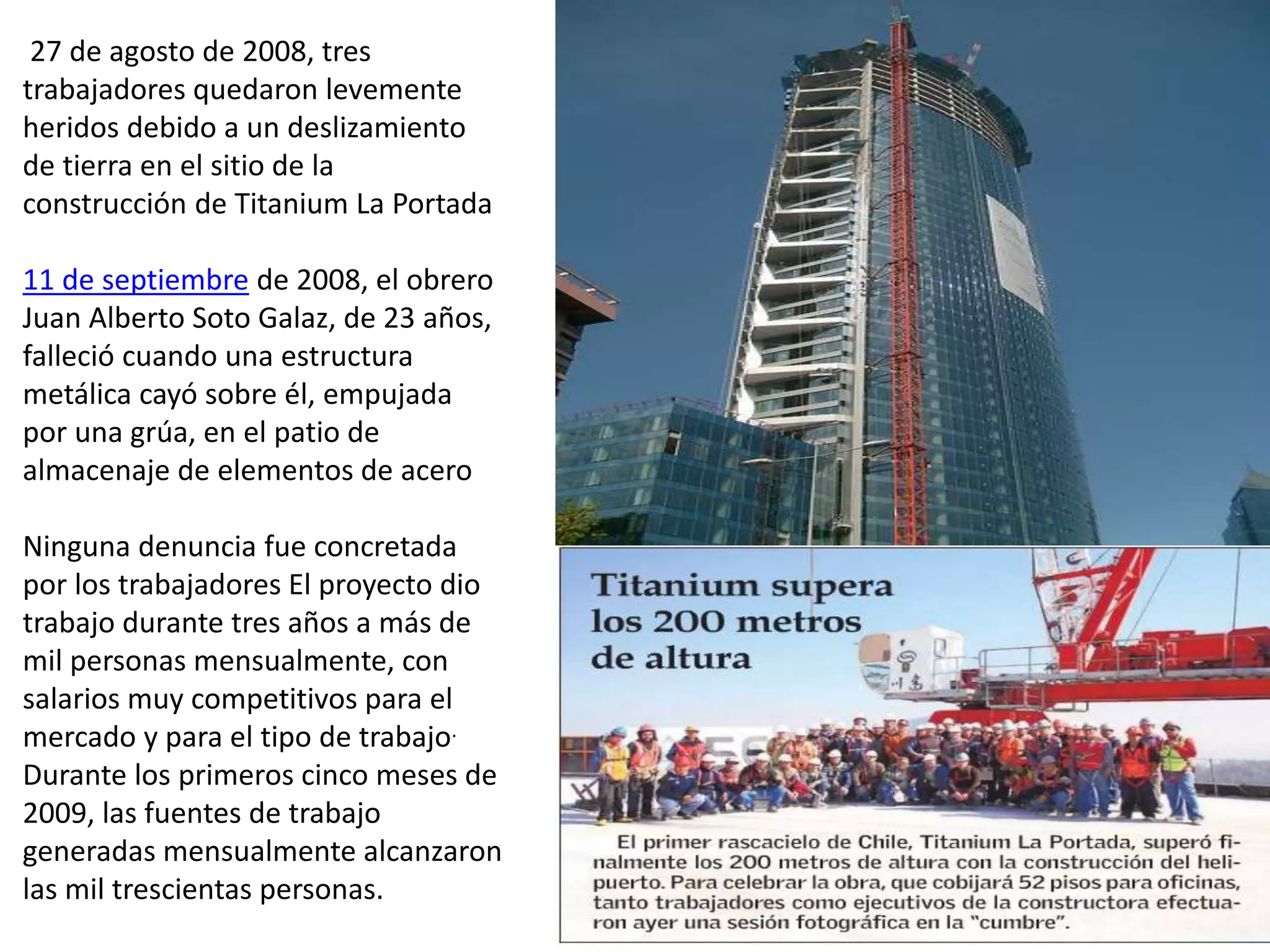 Torre titanium -stgo- | PPTX