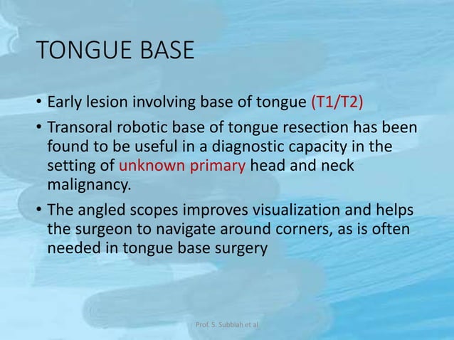TORS.pptx | Ear, Nose and Throat Conditions | Diseases and Conditions