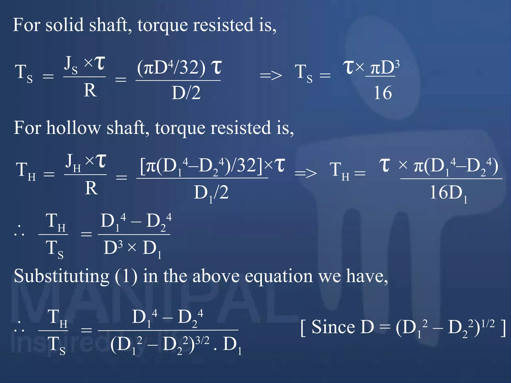 Torsion | PPT | Physics | Science