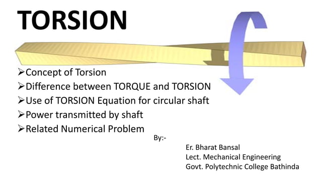 Torsion | PDF