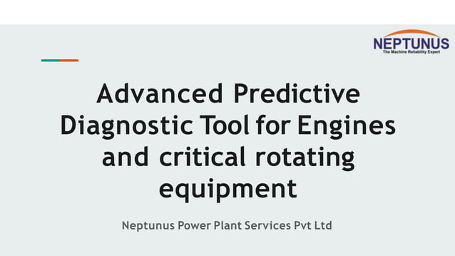 Advanced Predictive Diagnostic Tool for Engines and critical rotating ...