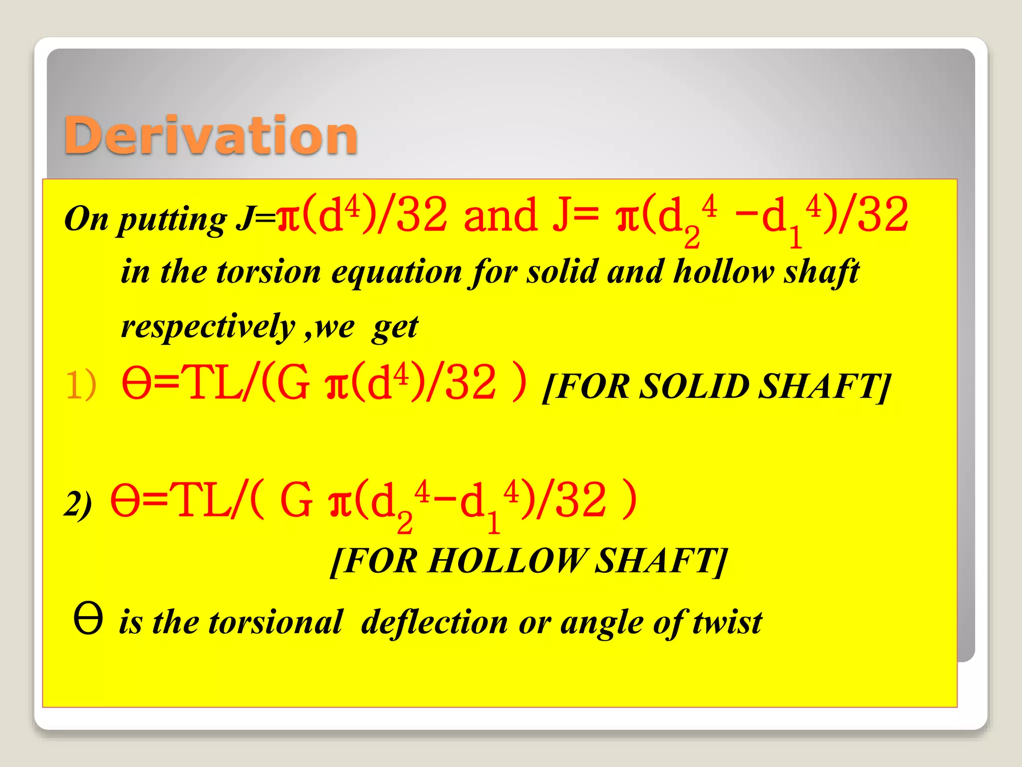 Torsional deflection | PPTX