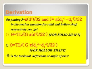 Torsional deflection | PPTX