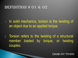 Torsion | PPTX
