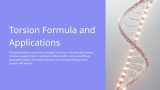 Torsion Formula and Spring Applications.pptx