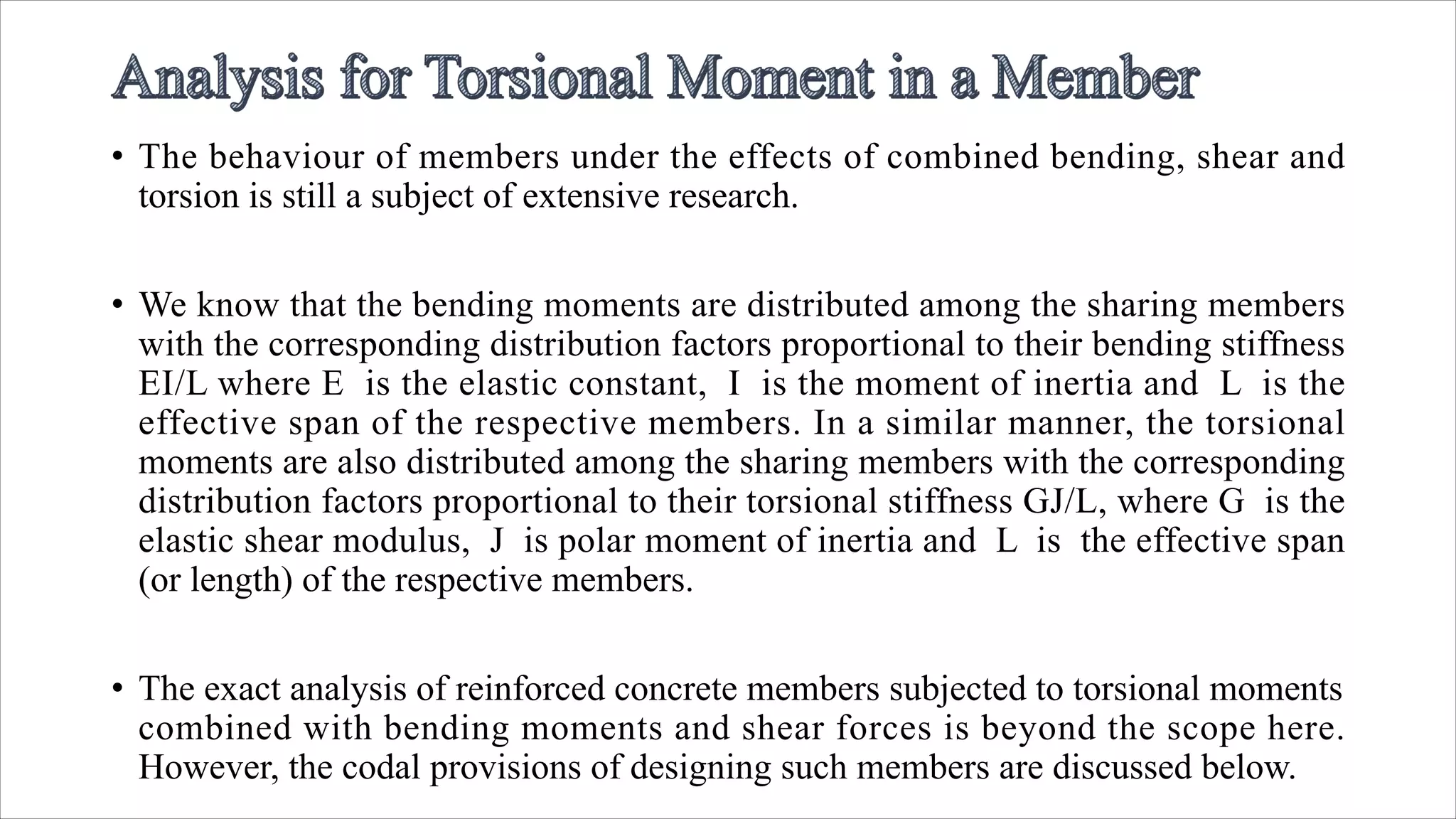 Torsion in beam | PDF