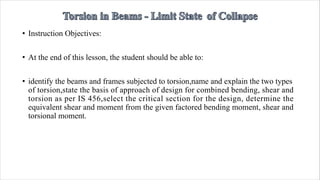 Torsion in beam | PDF