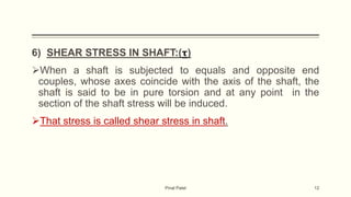 Torsion in circular shaft_terminology.pptx