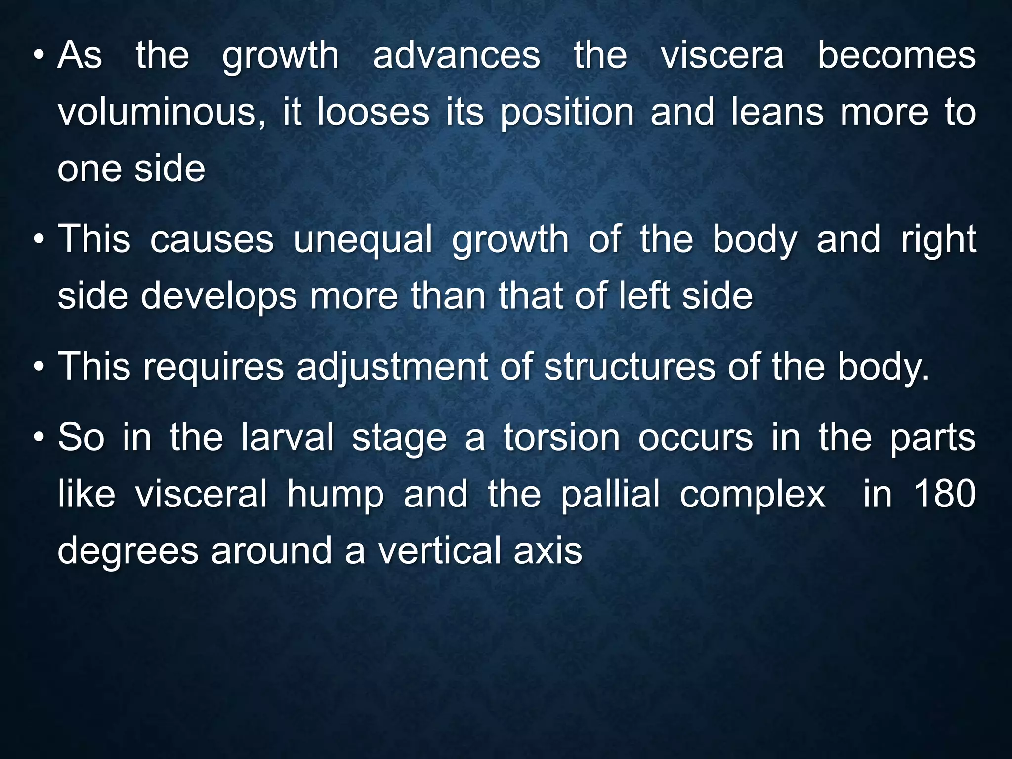 Torsion in gastropoda | PPTX