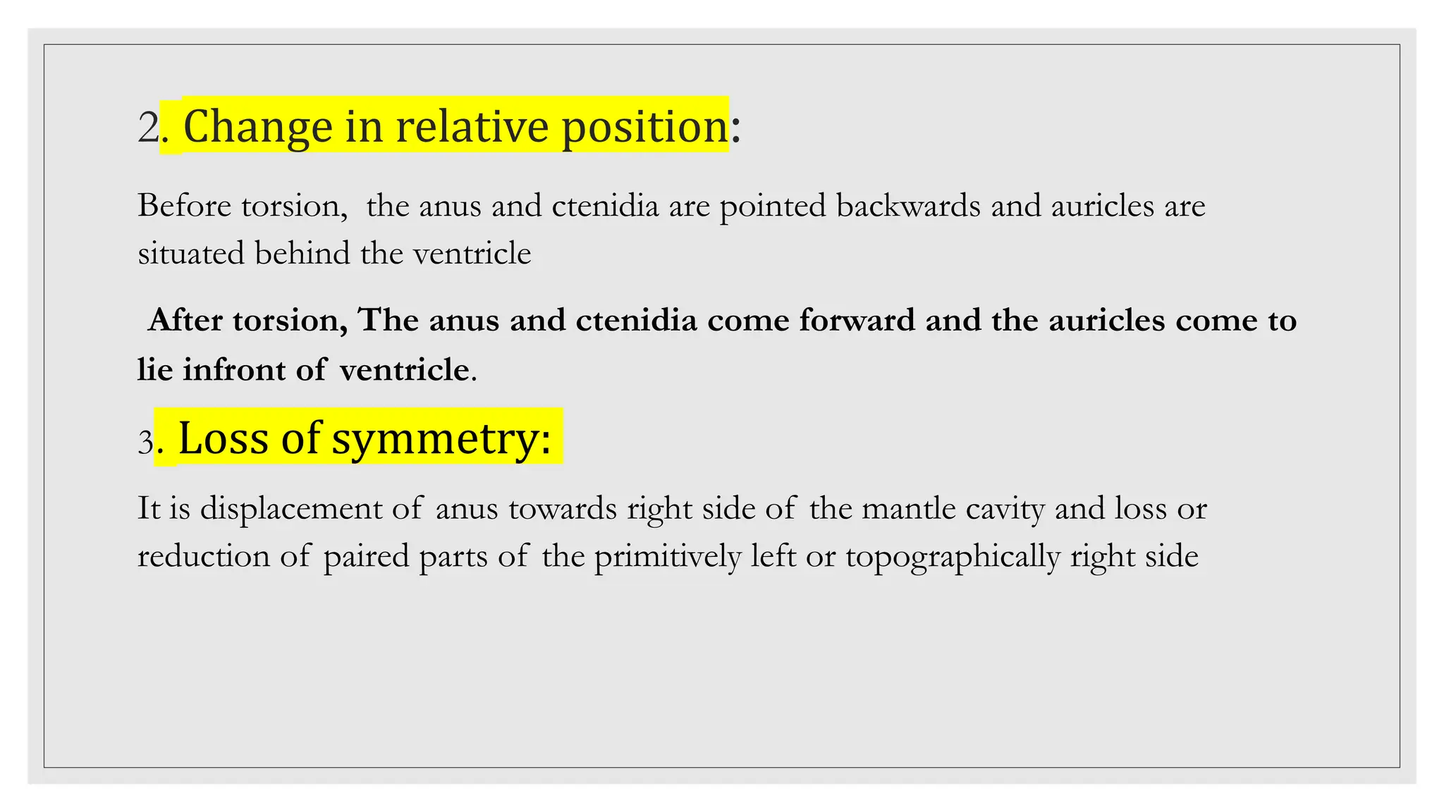 TORSION IN GASTROPODS- Anatomical event (Zoology) | PPTX