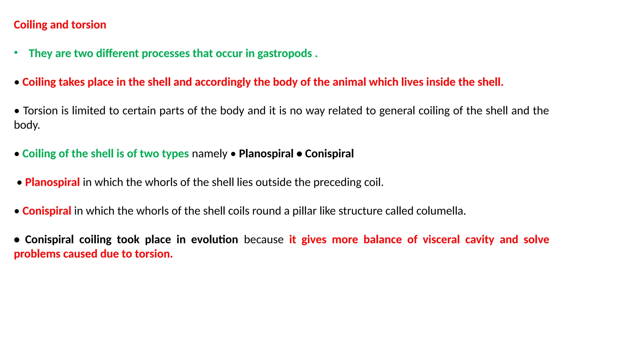 Torsion in Mollusca, Mechanism of torsion | PPTX