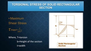 Torsional behavior on structure by University Of Asia Pacific | PPT