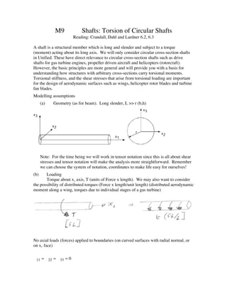 Torsion of circular shafts | PDF | Physics | Science