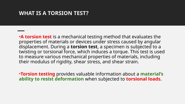 Torsion Test In Plastics Polymers.pptx