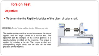 Torsion test 2 | PPTX