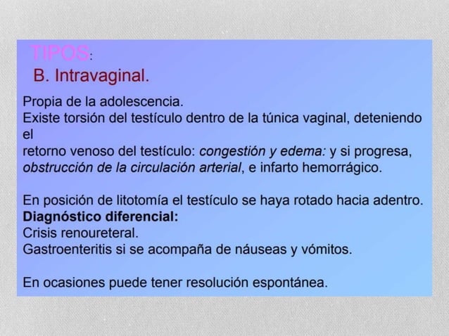 Torsion testicular | PPT