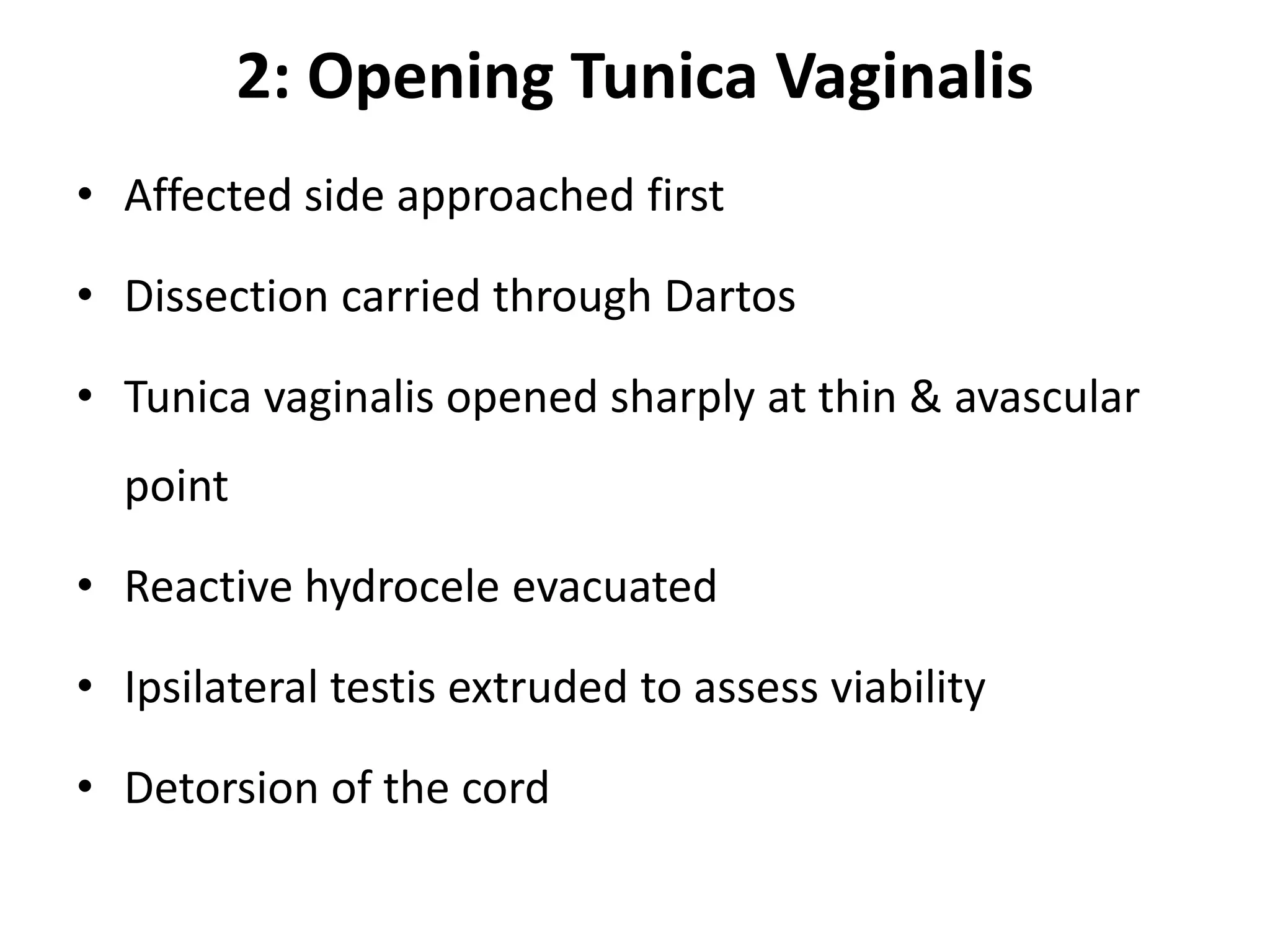 Torsion testis - Operative chat | PPTX