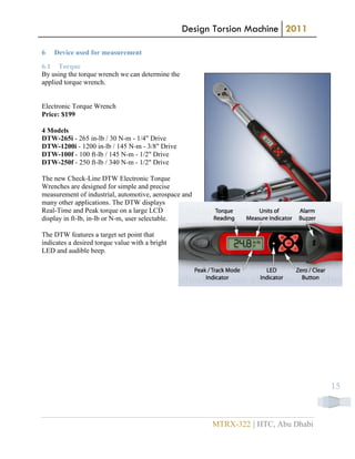 Torsion test machine design | PDF