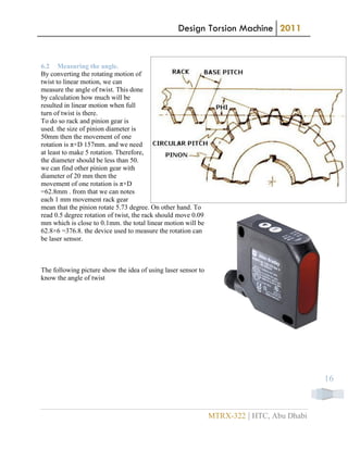 Torsion test machine design | PDF