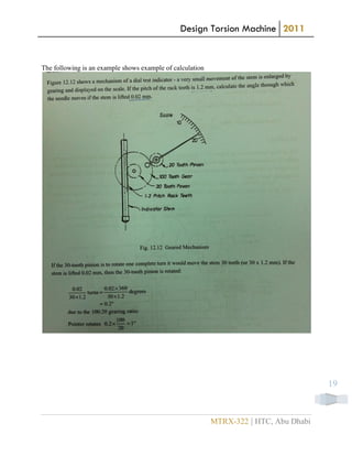 Torsion test machine design | PDF