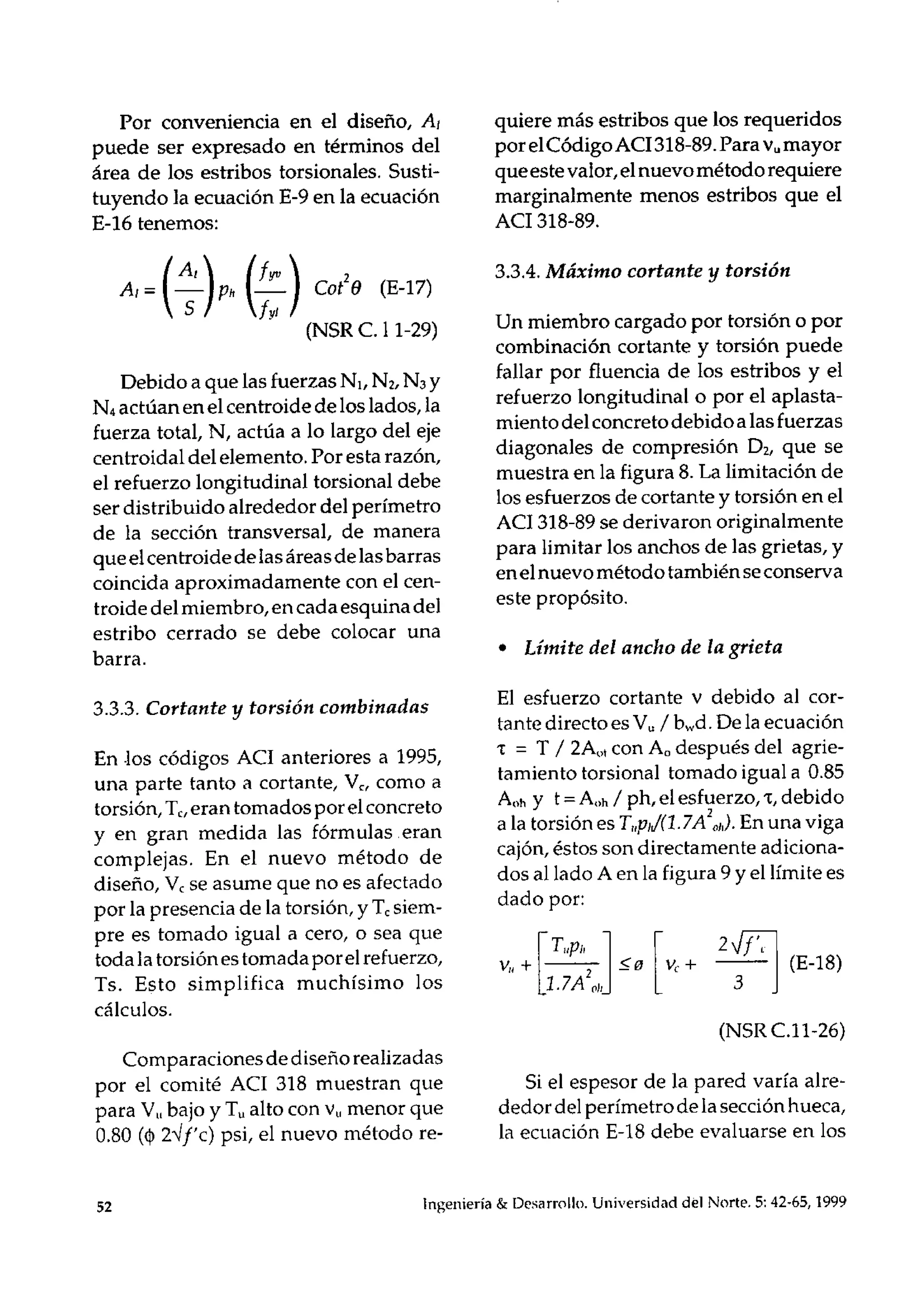 Torsion y flexion en vigas | PDF