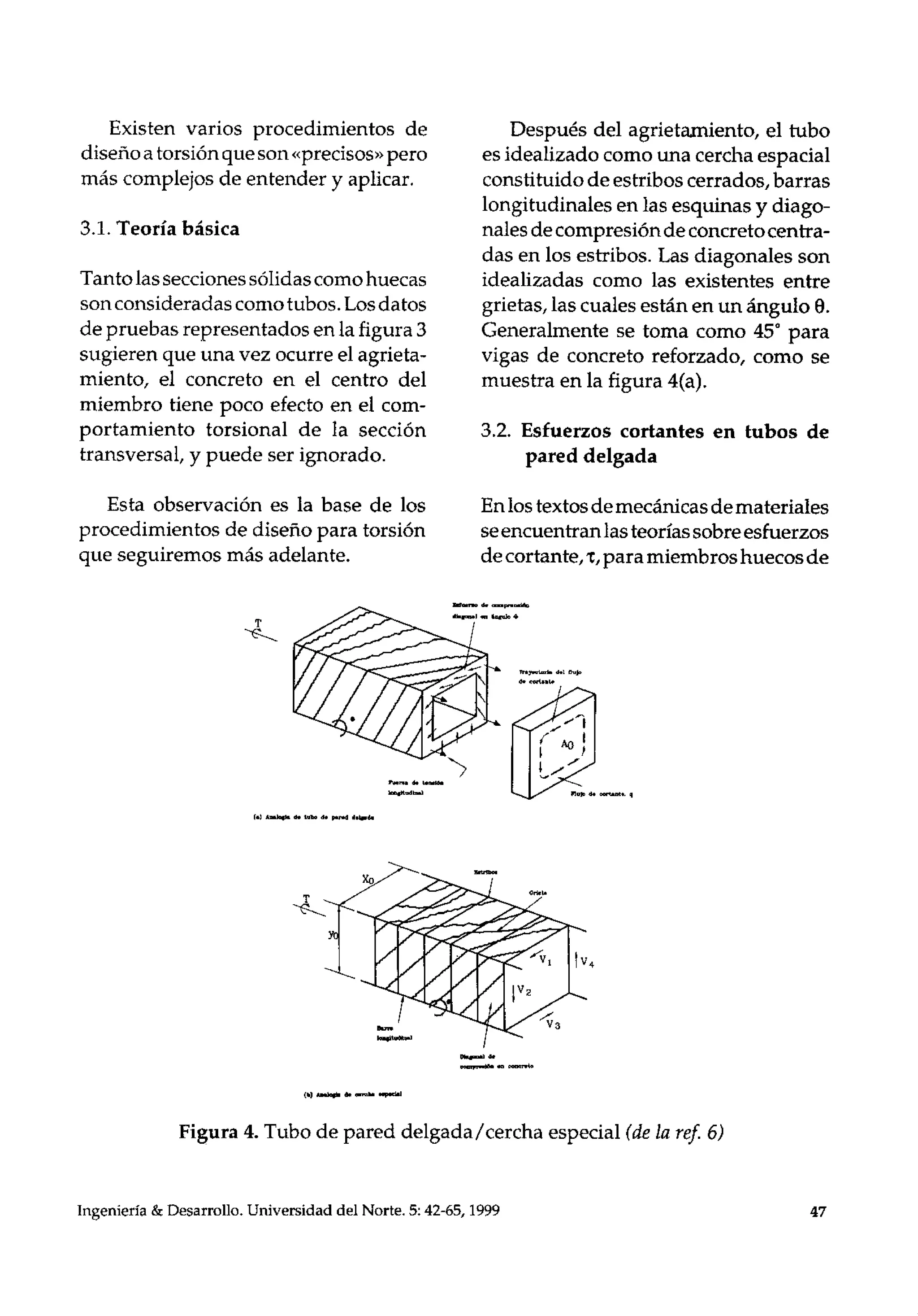 Torsion y flexion en vigas | PDF