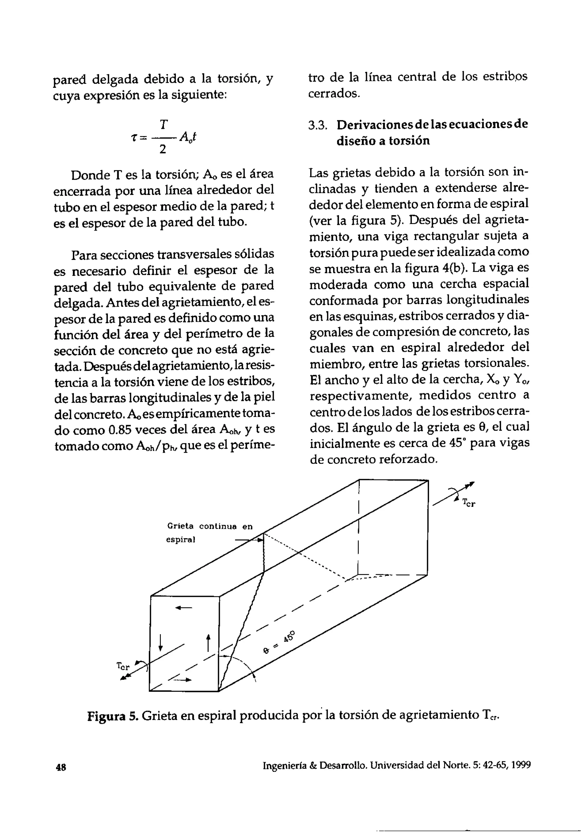 Torsion y flexion en vigas | PDF