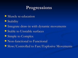 Torso Core Training Site | PPT