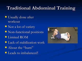 Torso Core Training Site | PPT