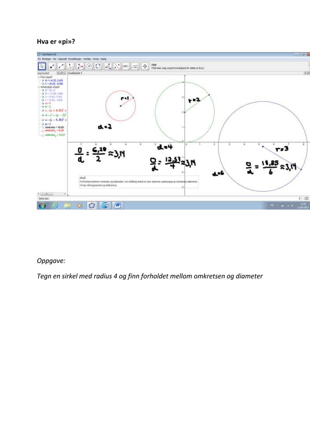 Torstein Garseg Geogebra | DOCX
