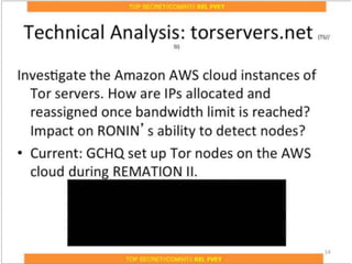 NSA TOR BROWSER ANALYSIS | PPSX