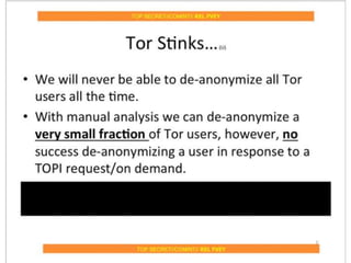 NSA TOR BROWSER ANALYSIS | PPSX