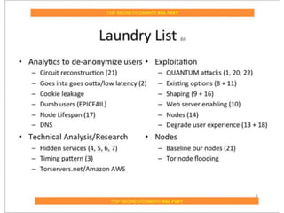 NSA TOR BROWSER ANALYSIS | PPSX