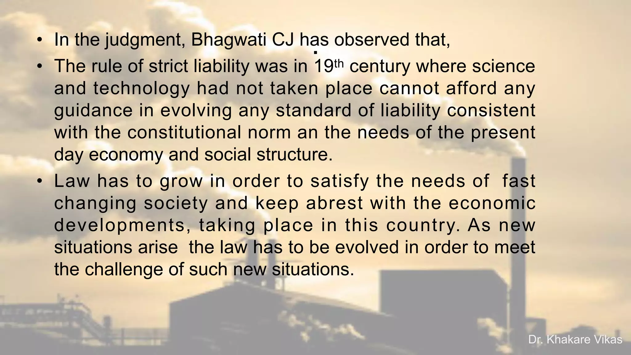 Tort strict absolute liability | PDF