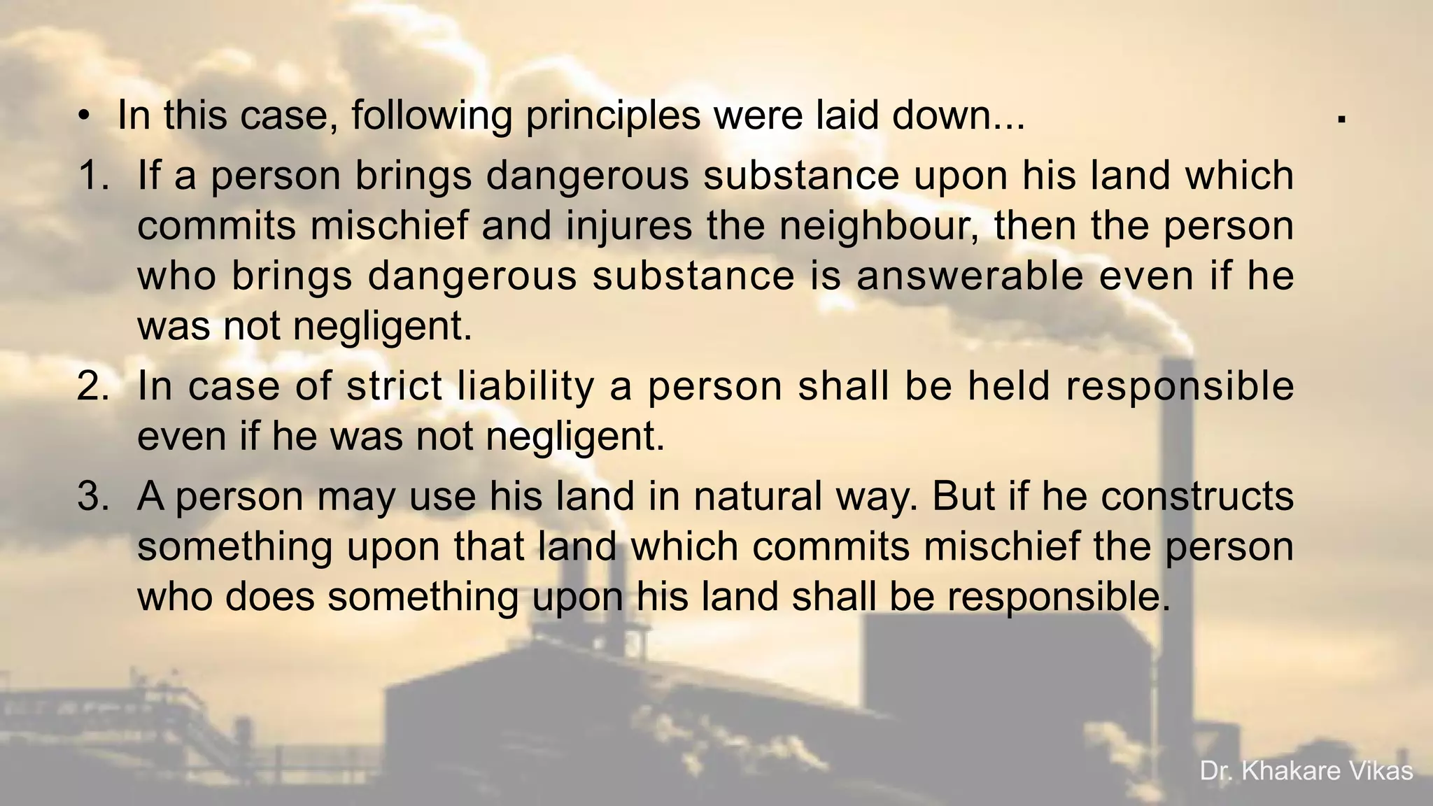 Tort strict absolute liability | PDF