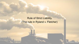 Tort strict absolute liability | PDF