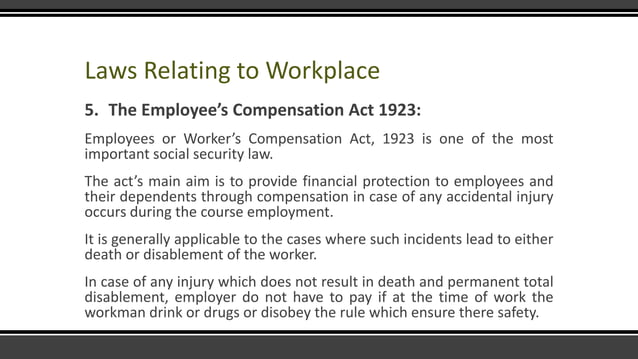 Tort and Laws Relating to Workplace.pptx