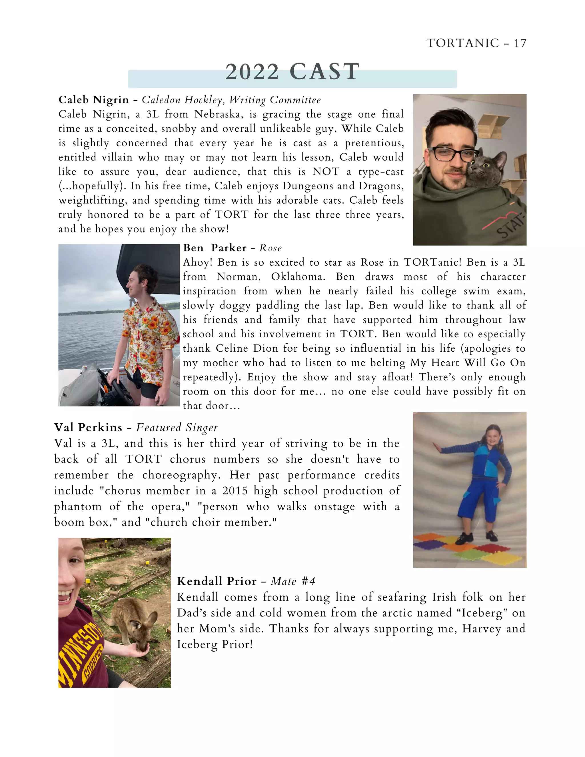 TORTanic Playbill | PDF