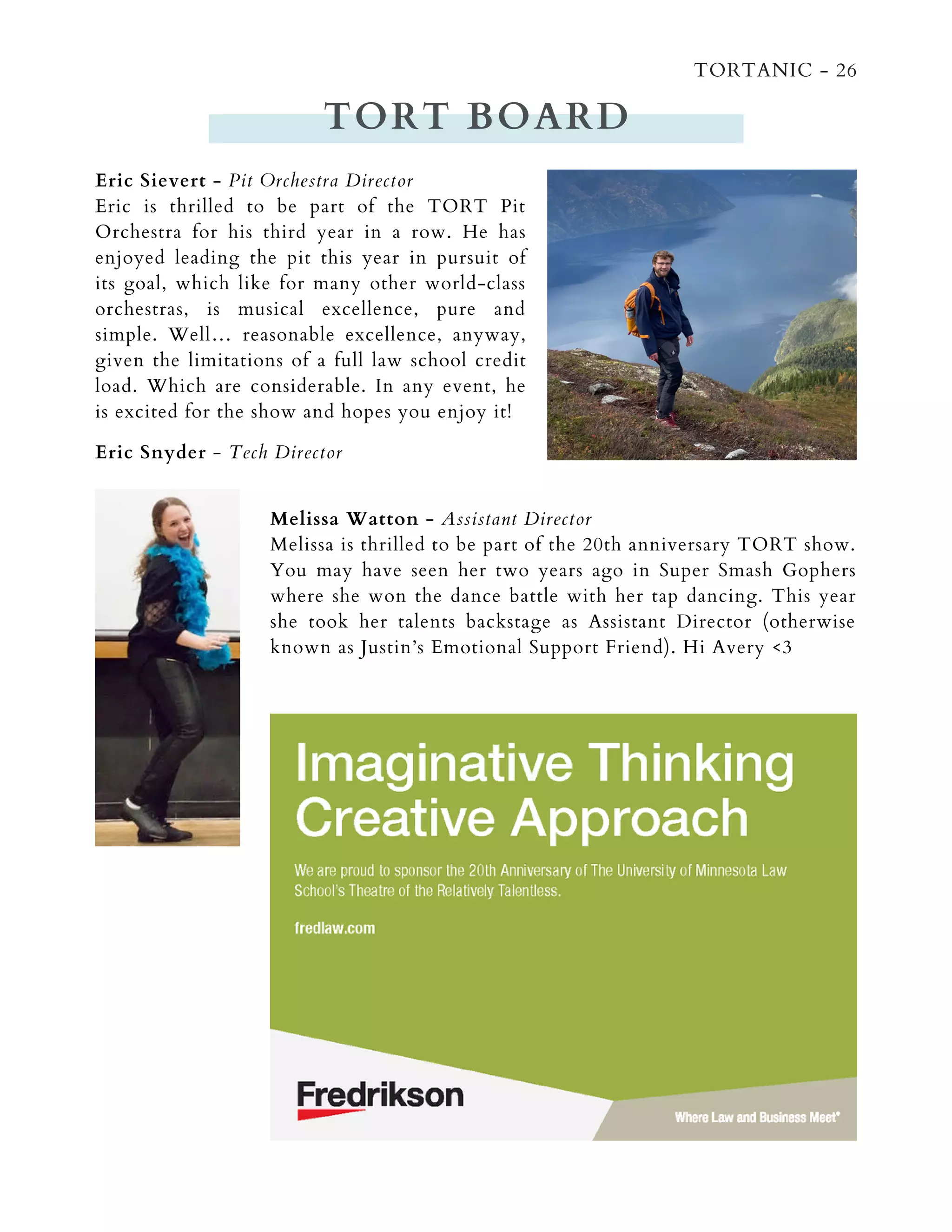 TORTanic Playbill | PDF