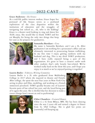 TORTanic Playbill | PDF