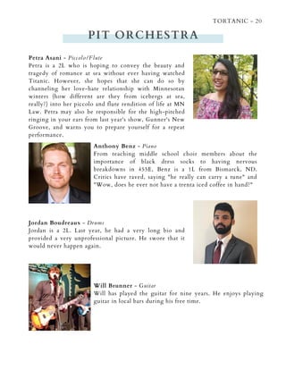 TORTanic Playbill | PDF